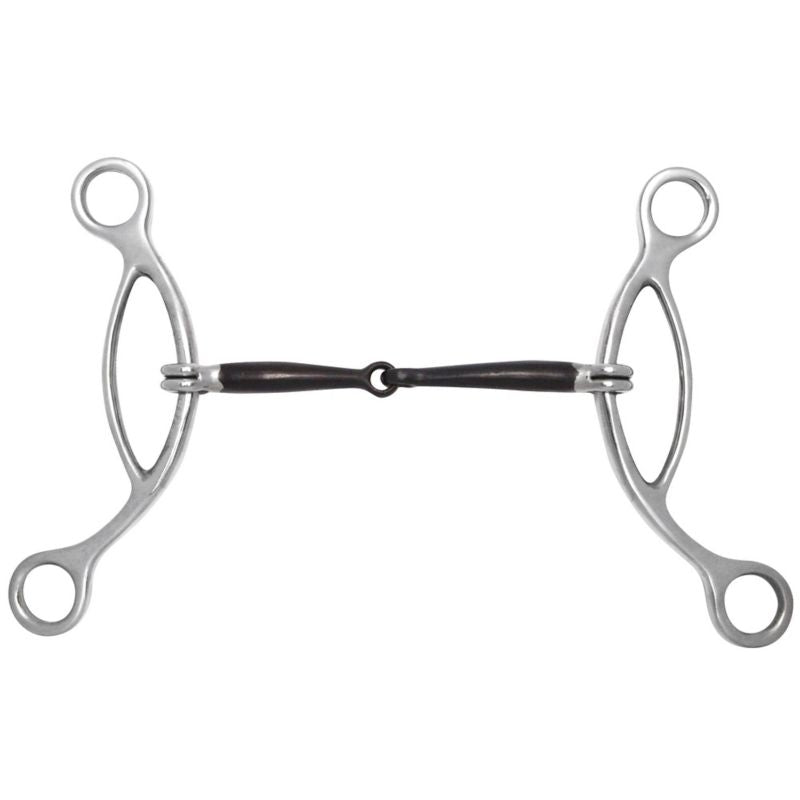 Toklat Sweet Iron H Gag Snaffle Bit 5 Brn– Horse.com