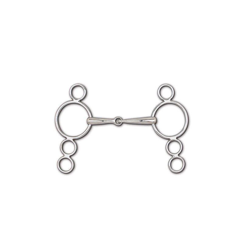 Toklat Snaffle 4-Ring Continental Gag 5– Horse.com