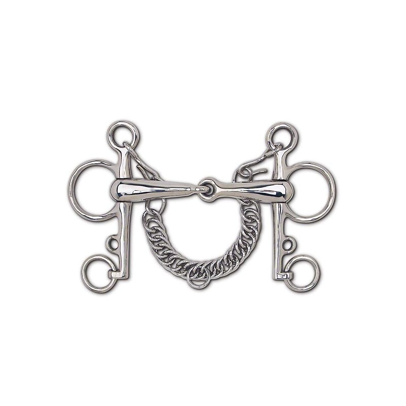 Toklat SS Hollow Mouth Snaffle Pelham 5– Horse.com