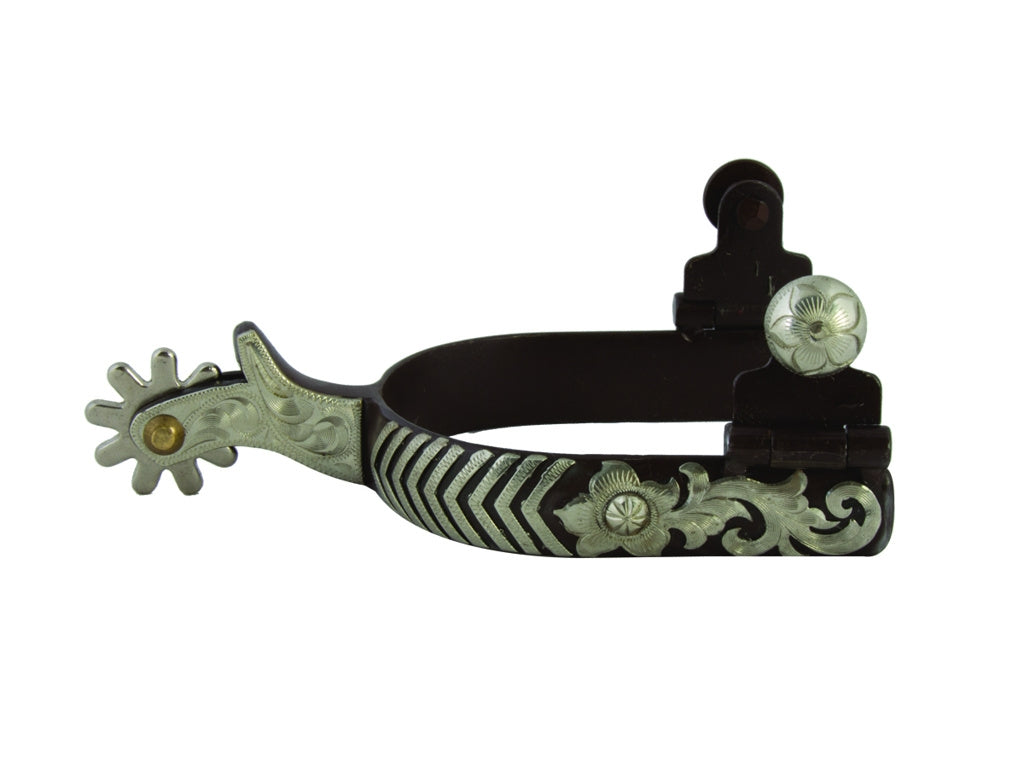 Western AT Sunflower 10pt Mens Spurs– Horse.com