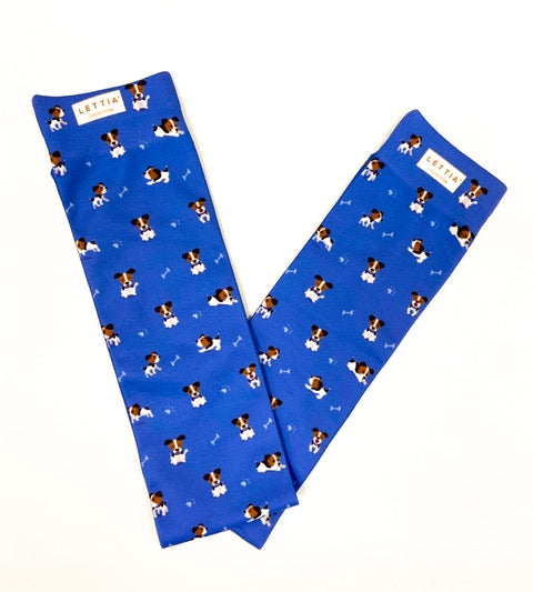 Lettia Nylon/Spandex Boot Socks Puppy Blue– Horse.com