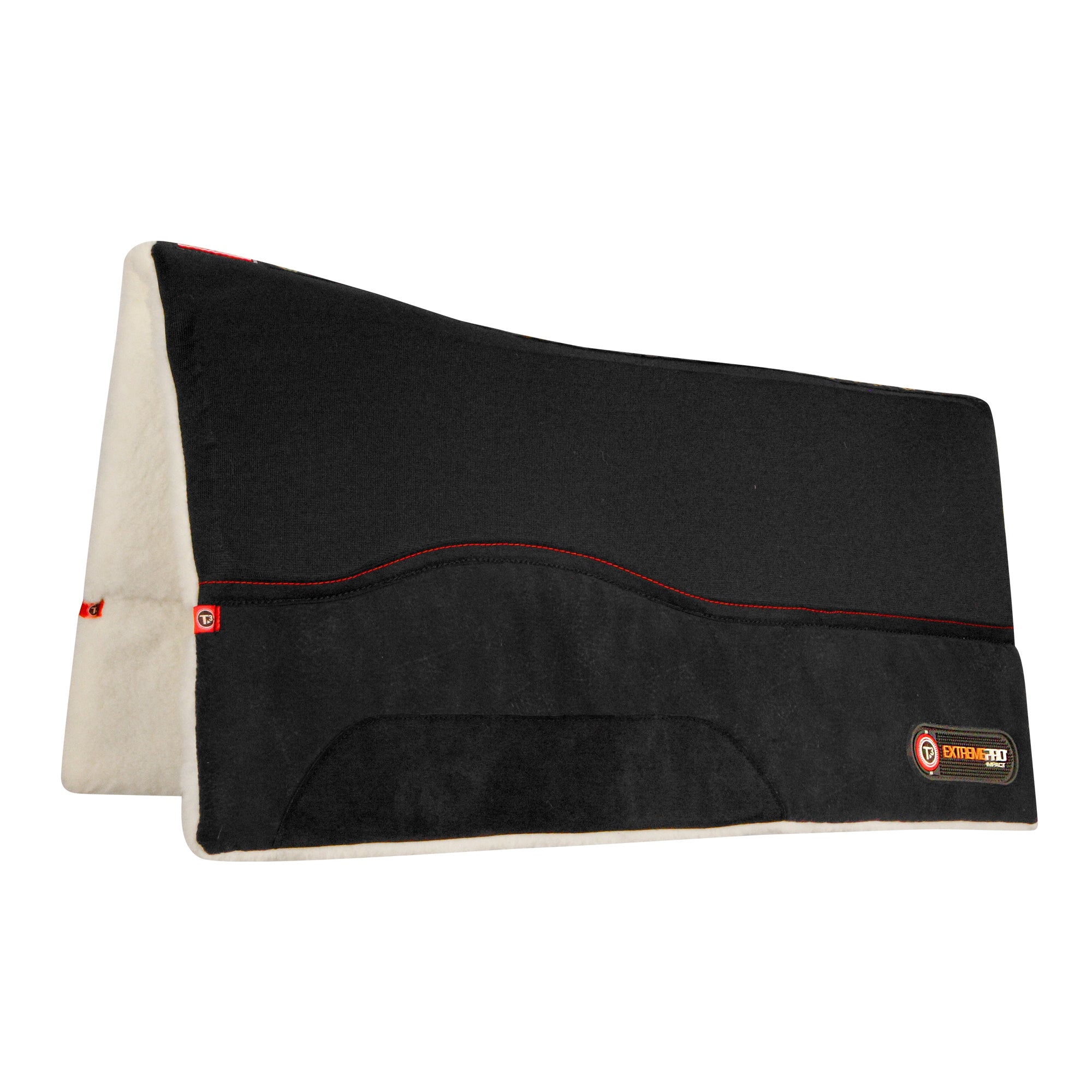 T3 MicroSuede Western Pad with T3 Extreme Pro-Impact Protection Insert ...