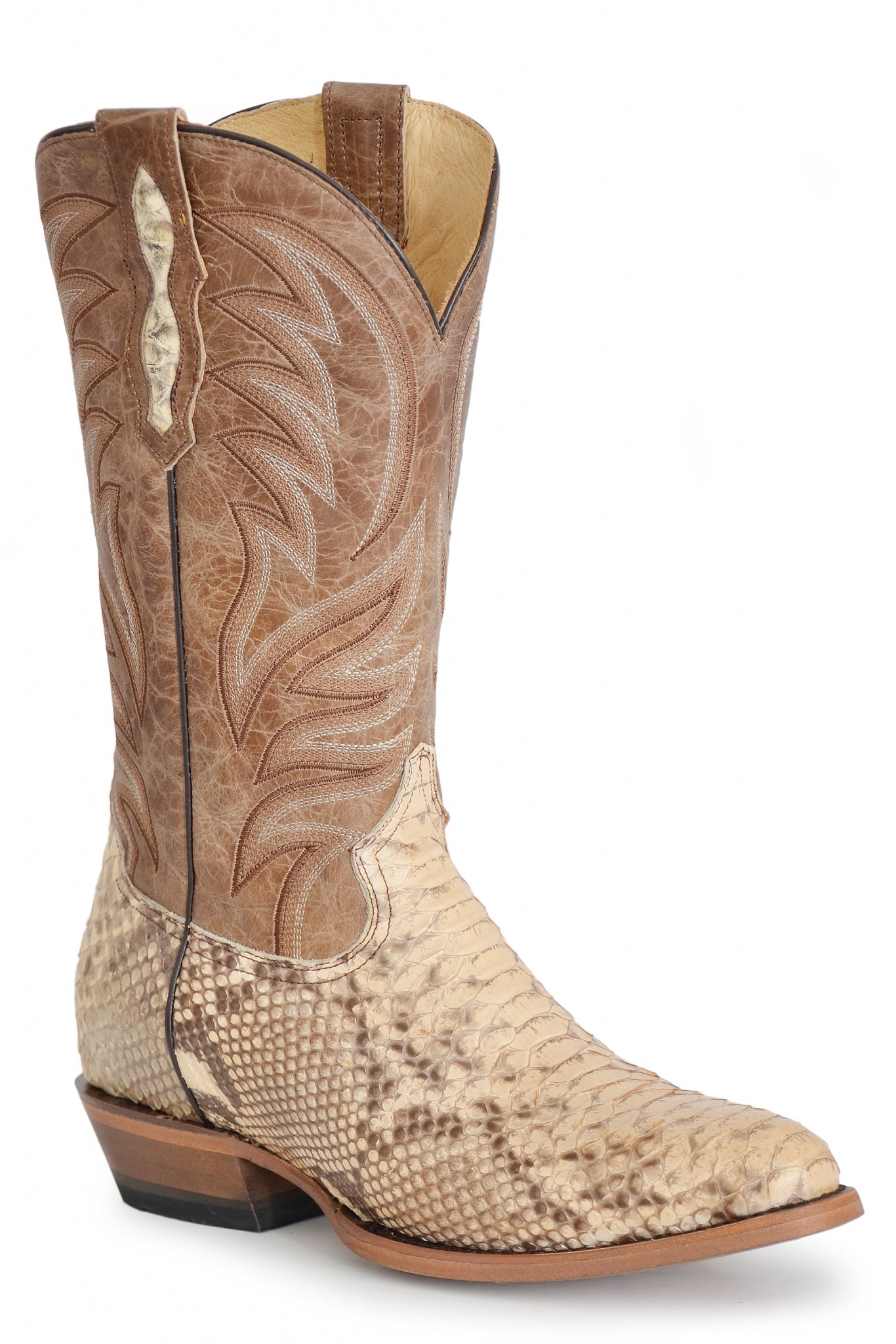 Roper Mens Backcut Python Square Toe Western Boots– Horse.com