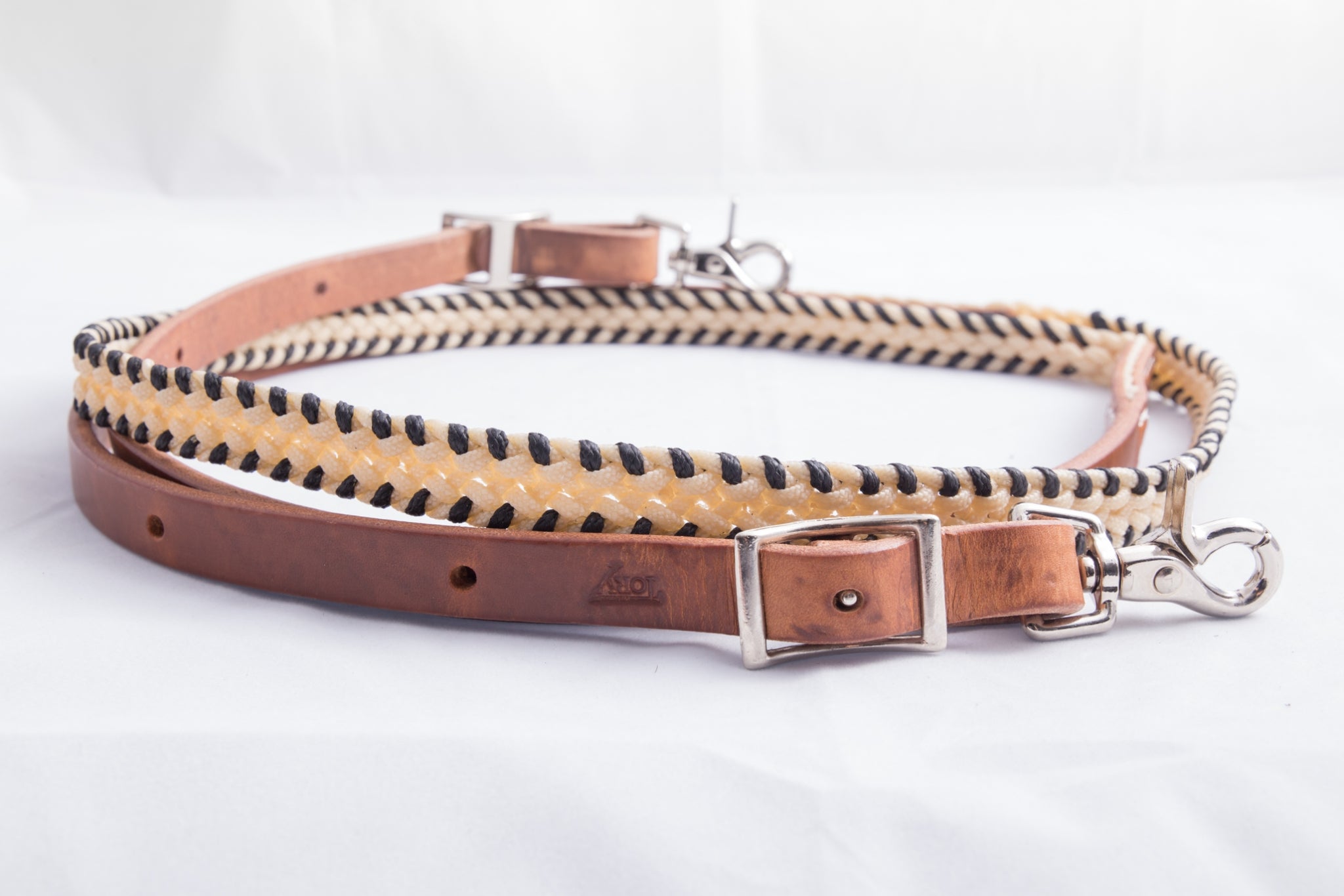Tory Leather Waxed Laced Roping Reins– Horse.com