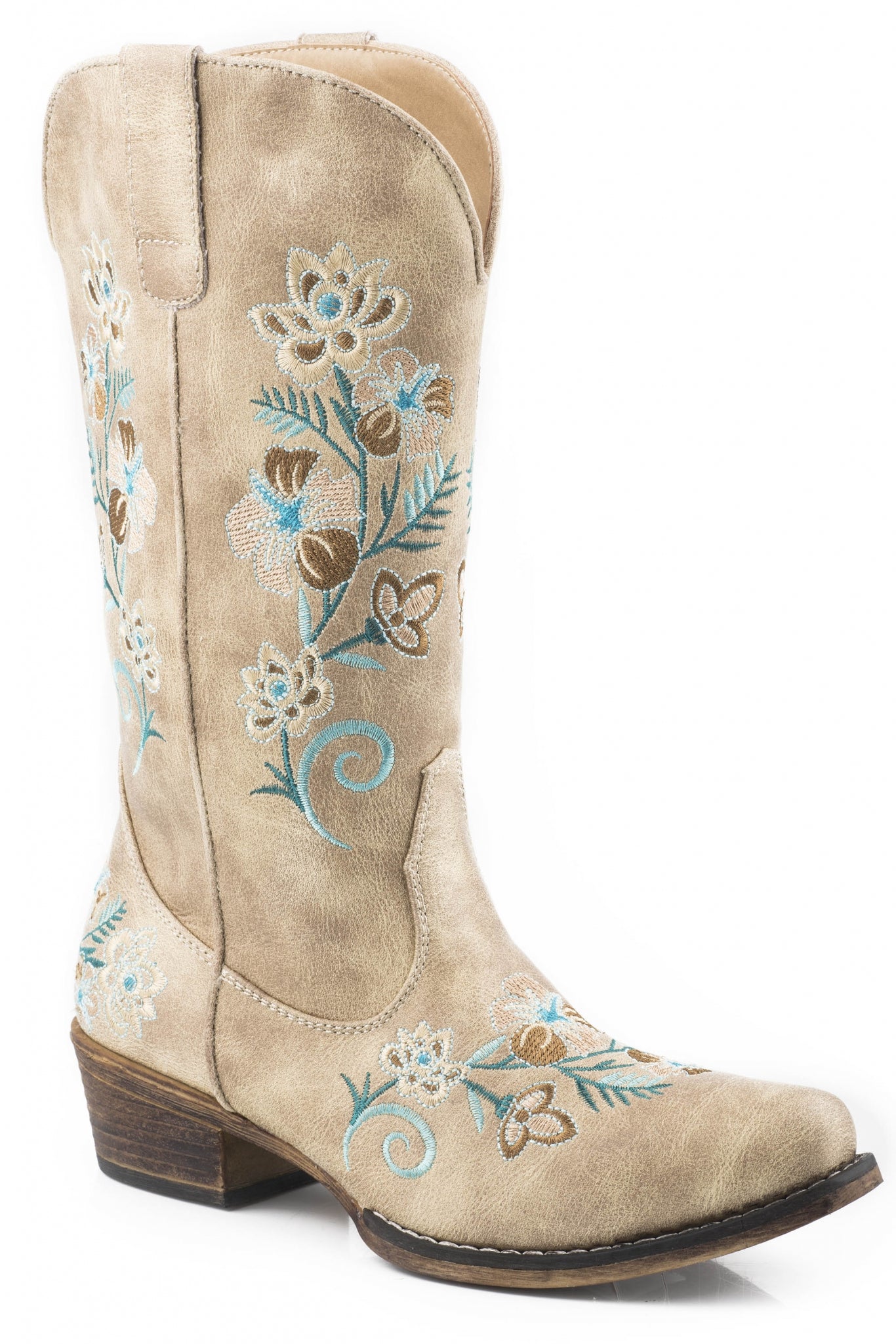 Roper Ladies Riley Floral 13" Shaft Boots– Horse.com