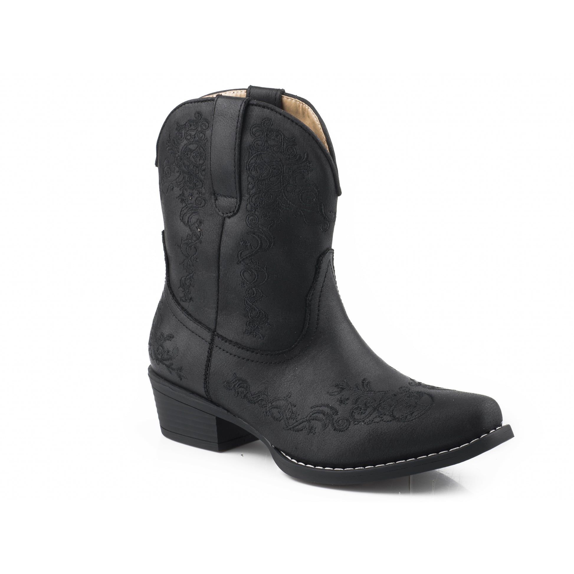 Roper Ladies Riley Scroll Embroidery Shorty Boots– Horse.com