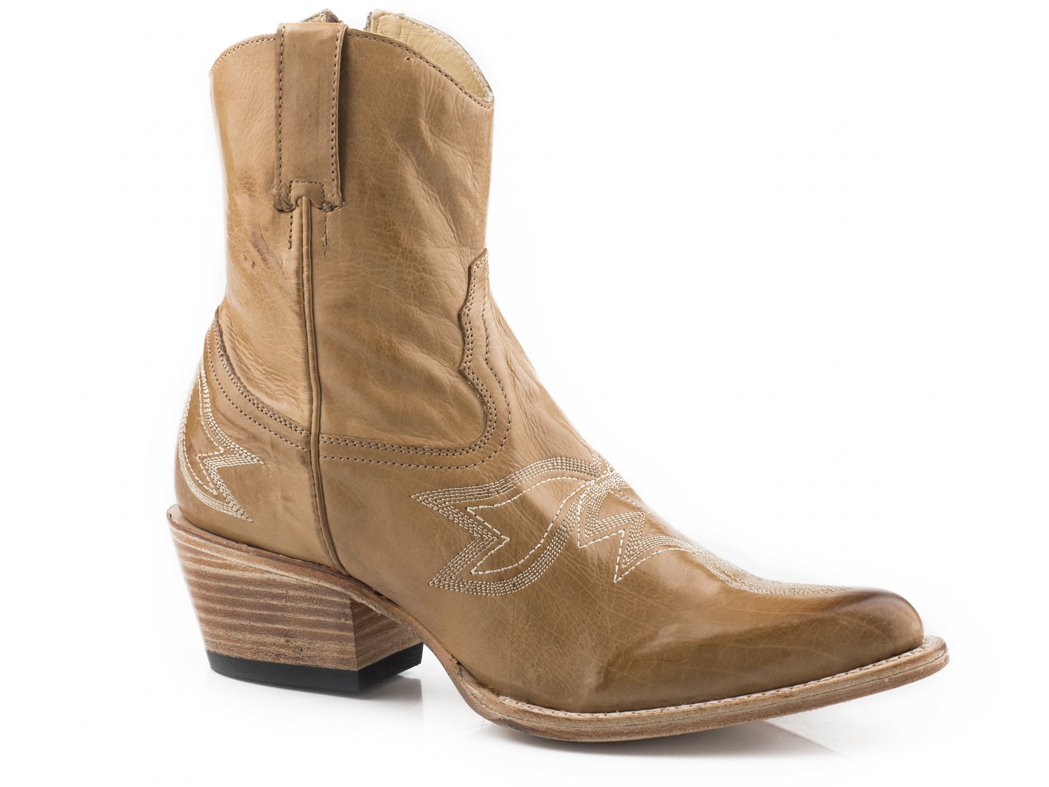 Stetson Ladies Piper Snip Toe Stacked Heel Boots– Horse.com