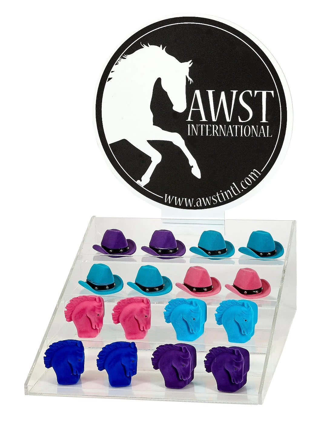 AWST Int'l Pendant/Earring/Horse Head/Cowboy Hat Jewelry Display– Horse.com
