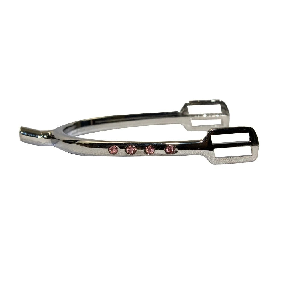 TuffRider Bling Spurs with Pink Crystals– Horse.com