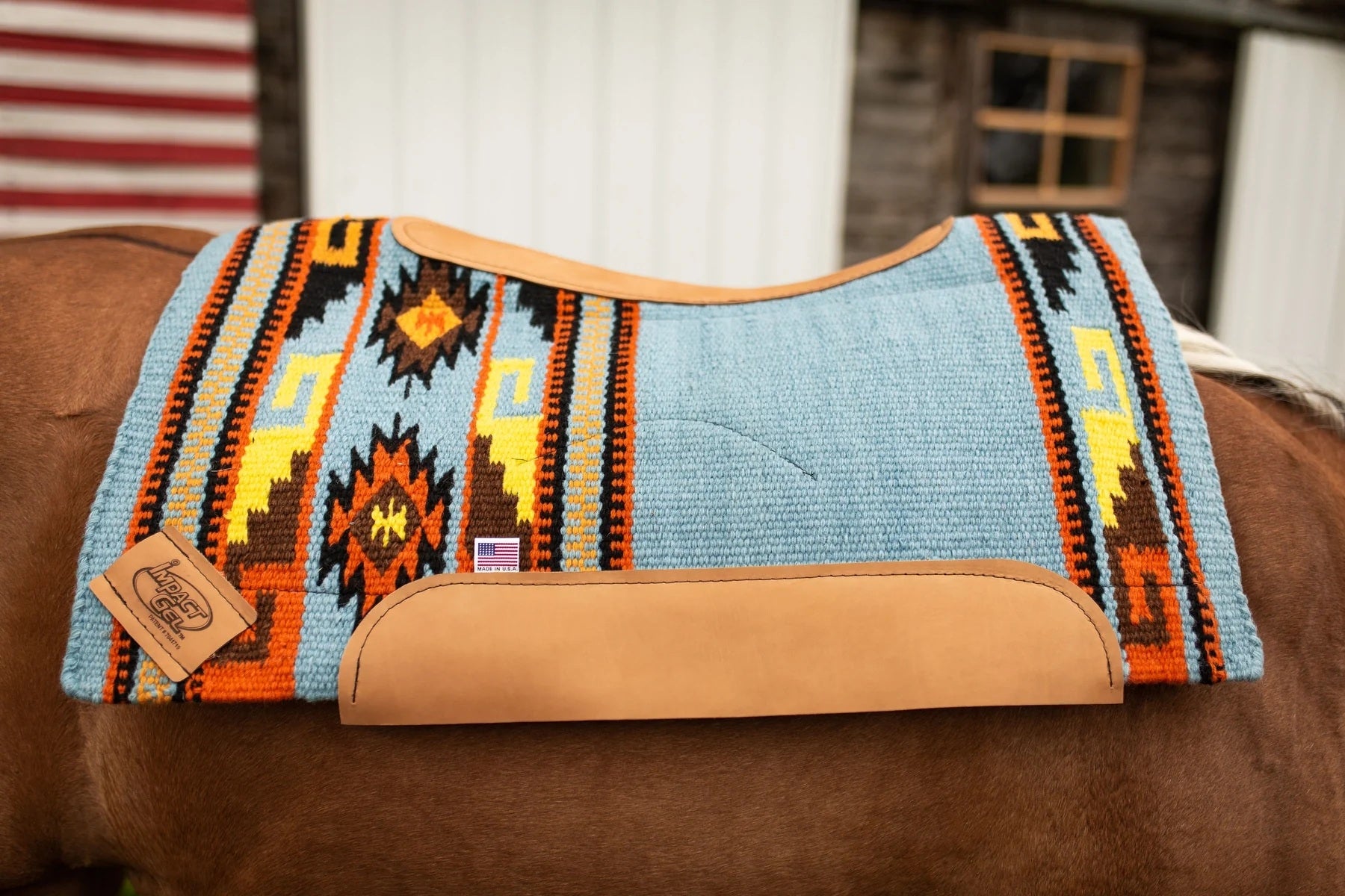 Impact Gel Gone with the Wind Contour Cut Saddle Pad– Horse.com