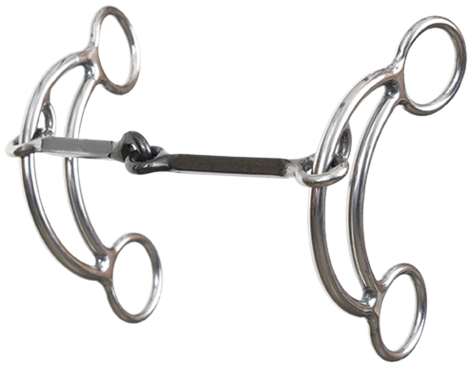Reinsman Stage B Stoney Two-Piece Square Smooth Crescent Moon Bit ...