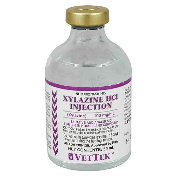 Xylazine/Anased/Rompun 100mg/ml 50ml Vial– Horse.com