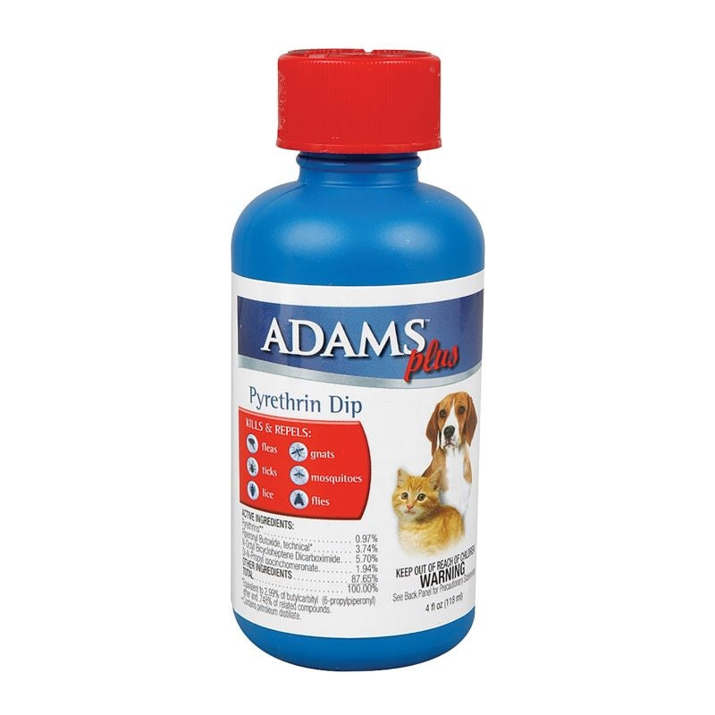 Adams Plus Flea and Tick Dip w-Pyrethrins 4 oz– Horse.com
