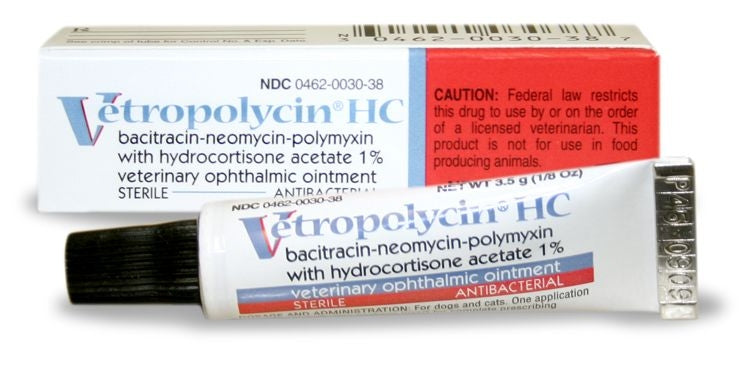 Neo Poly Bac Hydrocortisone Opthalmic Ointment– Horse.com