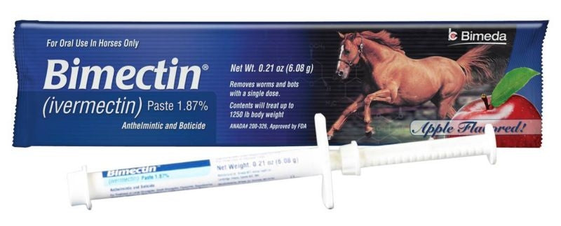 Bimectin Ivermectin Apple Flavored Wormer (1.87) – Horse.com