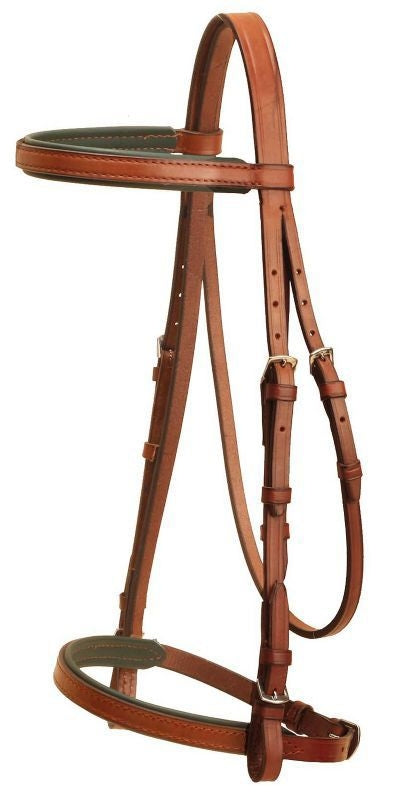 Tory Leather Padded Flat Bridle– Horse.com