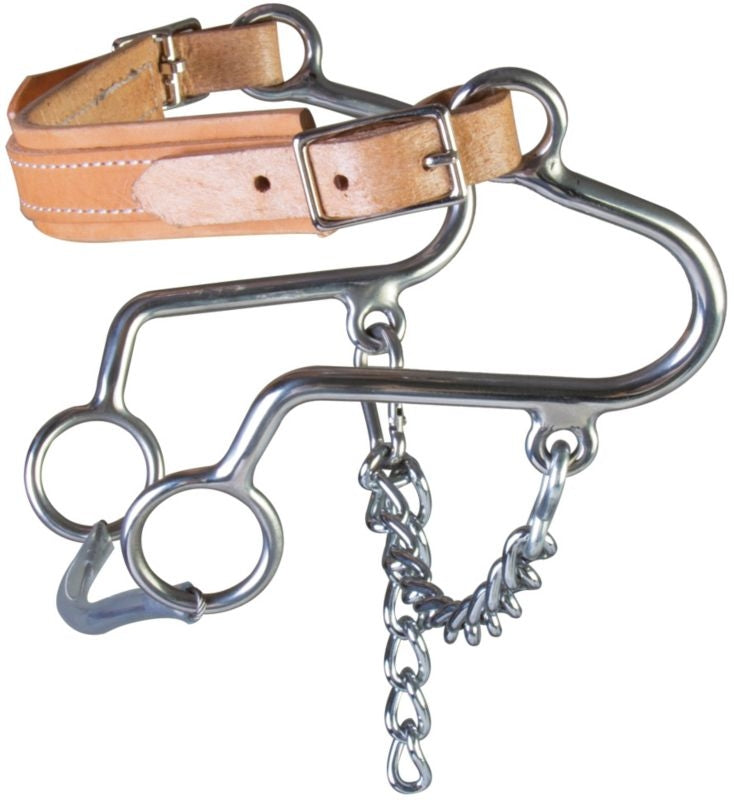 Western SS Leather Nose Little S Hackamore – Horse.com
