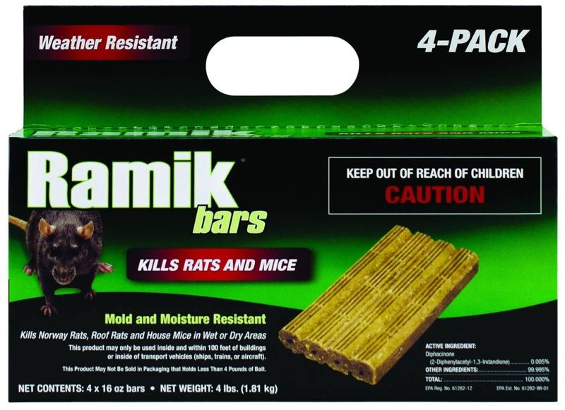 Ramik Green Rodenticide - 4 x 16 oz Bars – Horse.com