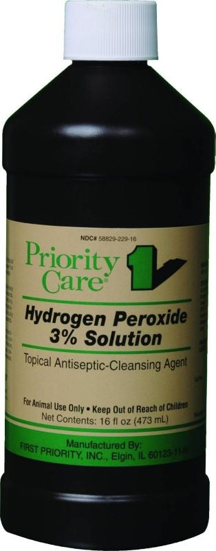 Priority Care Peroxide 3 Percent Solution 16oz– Horse.com