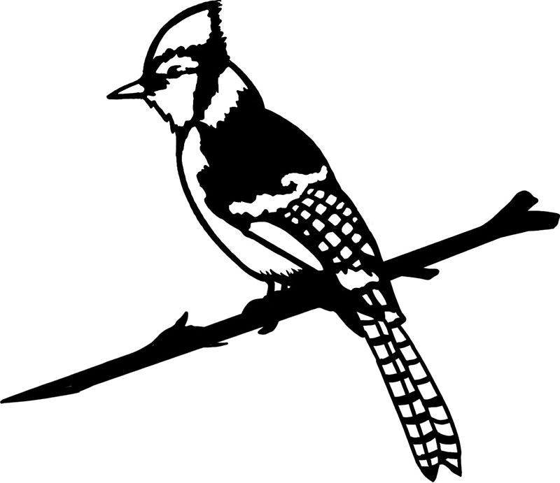 Esschert Design Metal Blue Jay Tree Pinch Stake– Horse.com