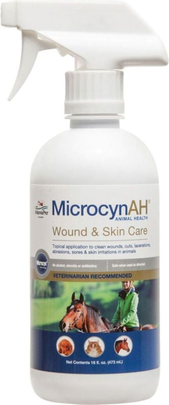 Microcyn Ah Wound And Skin Care Spray Equine– Horse.com