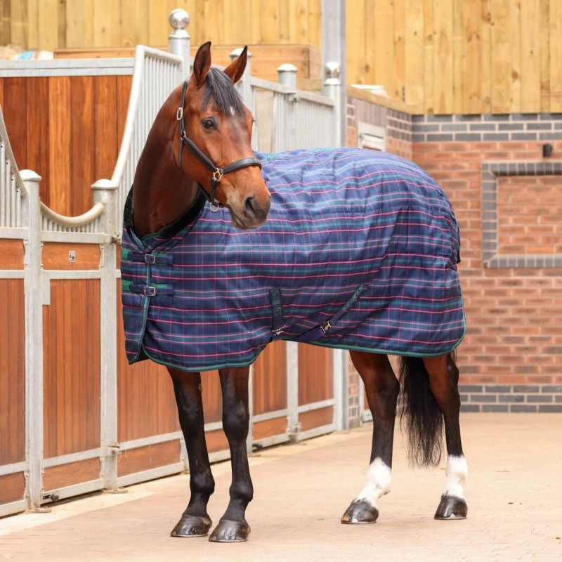 Shires Tempest Plus Stable Rug 78 Navy Tartan– Horse.com