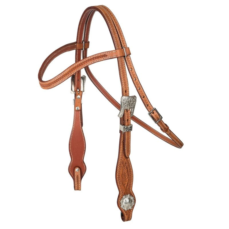 Tabelo Dropped Brow Headstall Chestnut– Horse.com