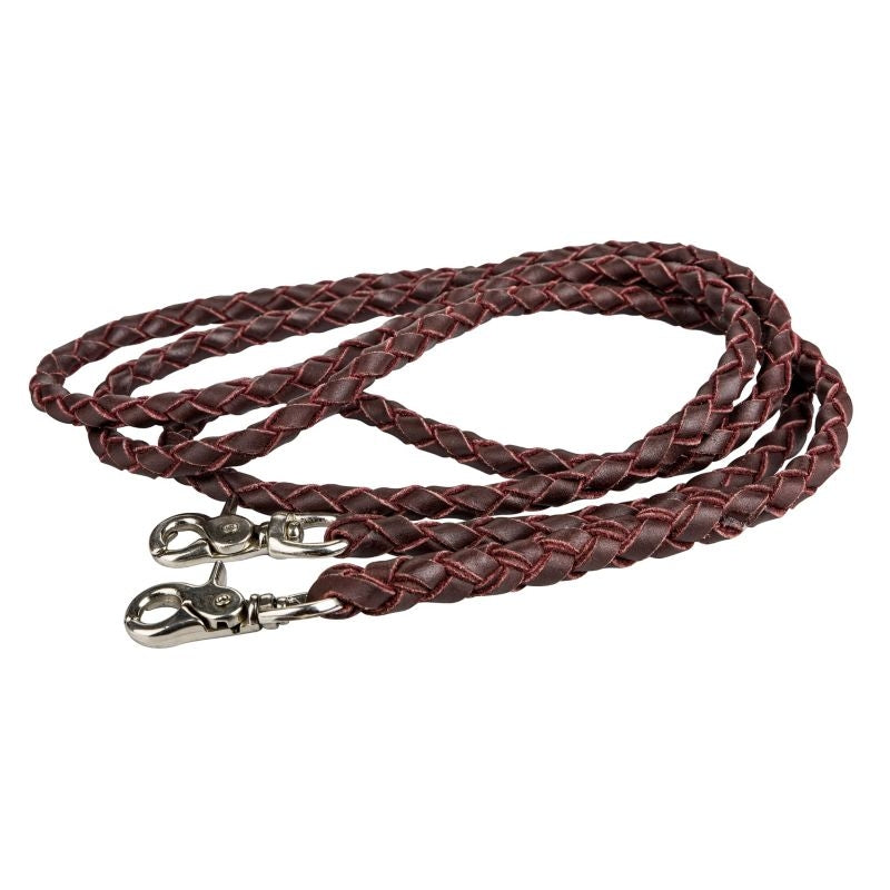 Tabelo Cherry Round Braided Reins 8ft – Horse.com