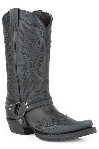 Stetson Mens Biker Outlaw Toe Boots– Horse.com