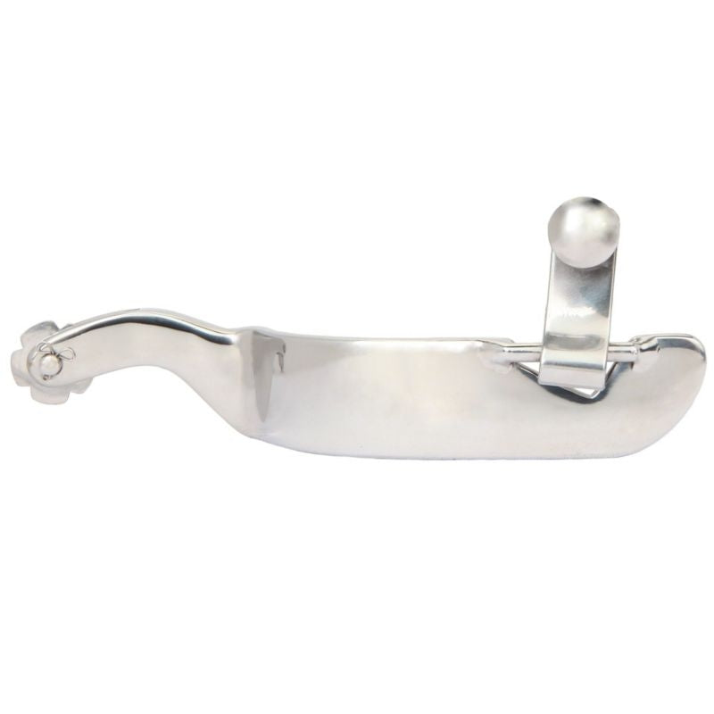Myler 6 Point Rowel Stainless Steel Spurs Med Br– Horse.com
