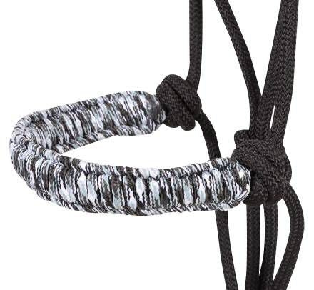Cashel Braided Rope Halter with Lead 8 Ft Lead Black– Horse.com
