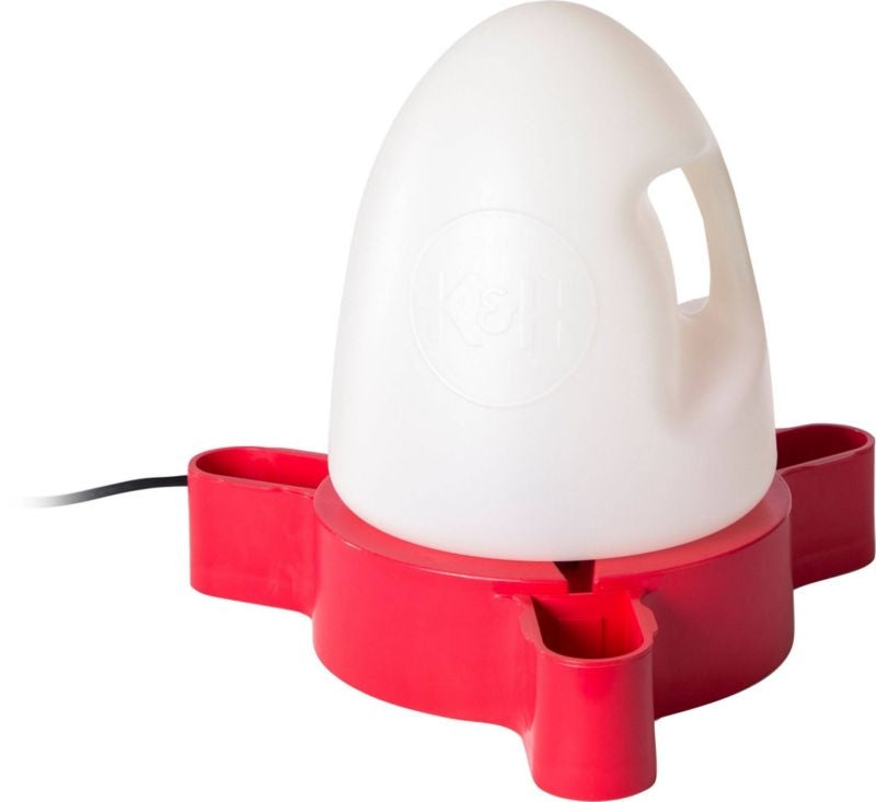 K&H Heated Duck Waterer 2.5 Gallon Red– Horse.com