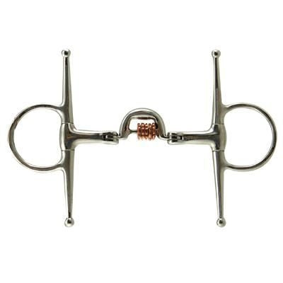 Coronet Half Moon with Copper Roller Full Cheek Bit 5– Horse.com