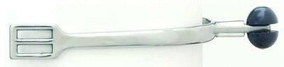 Centaur StainlessSteel Roller Ball Spur One Bk/Wh– Horse.com