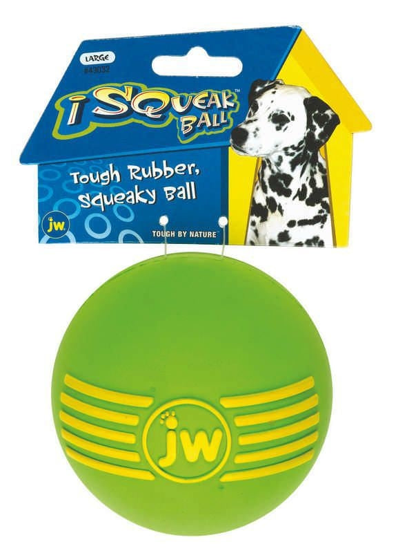 JW Pet iSqueak Rubber Squeaky Ball Dog Toy– Horse.com
