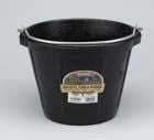 All Purpose Duraflex Rubber Pail 10qt Black– Horse.com