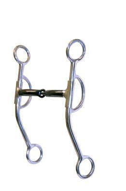 StainlessSteel Double Rein Bit With Copper Inlay 5 – Horse.com