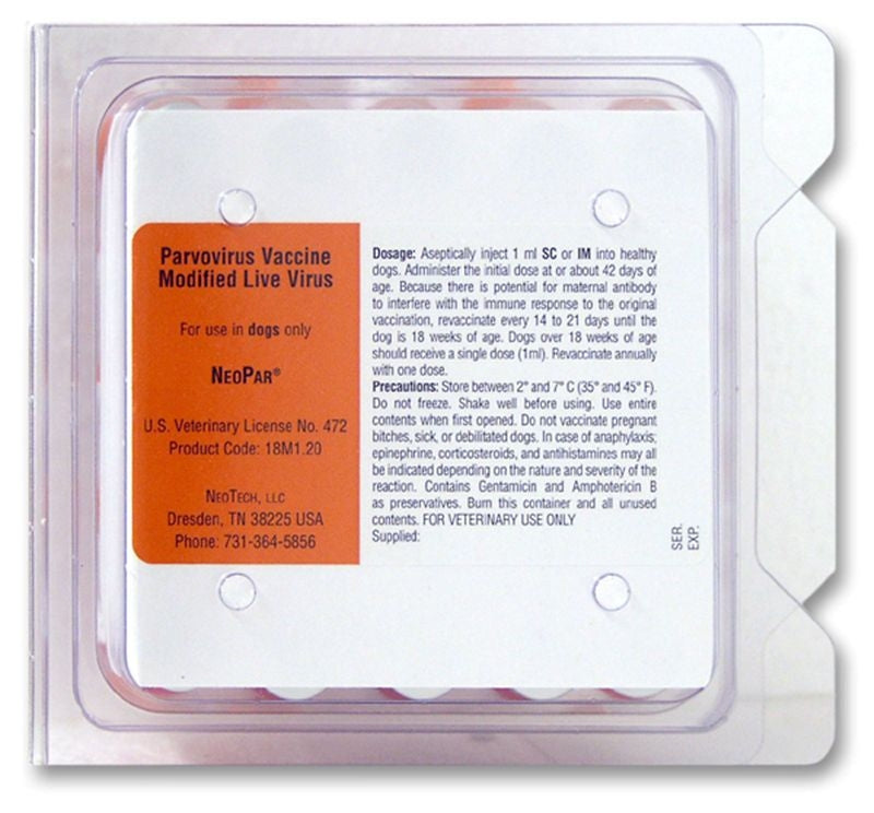 NeoPar 25x1ml Vials Canine Vaccine– Horse.com