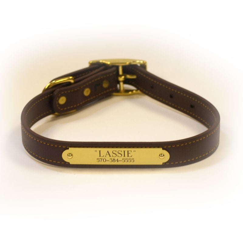 Personalized Synthetic Dog Collar– Horse.com