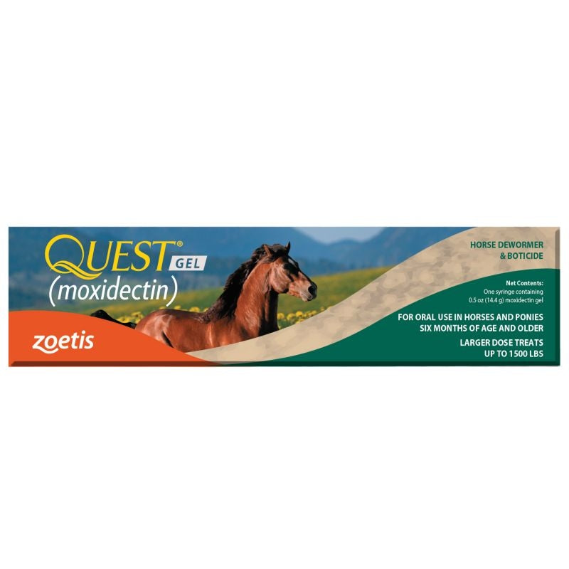Quest 20mg Moxidectin Single Dose Gel Wormer – Horse.com